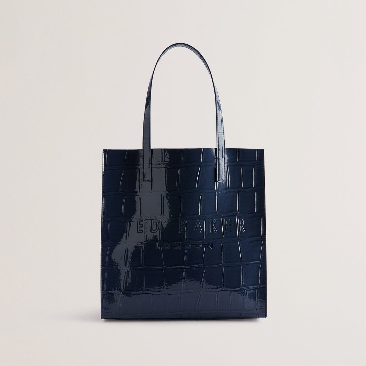 Women's Croccon-Croc Effect Large Icon Bag Dk-Blue – Poseidon Brands ...