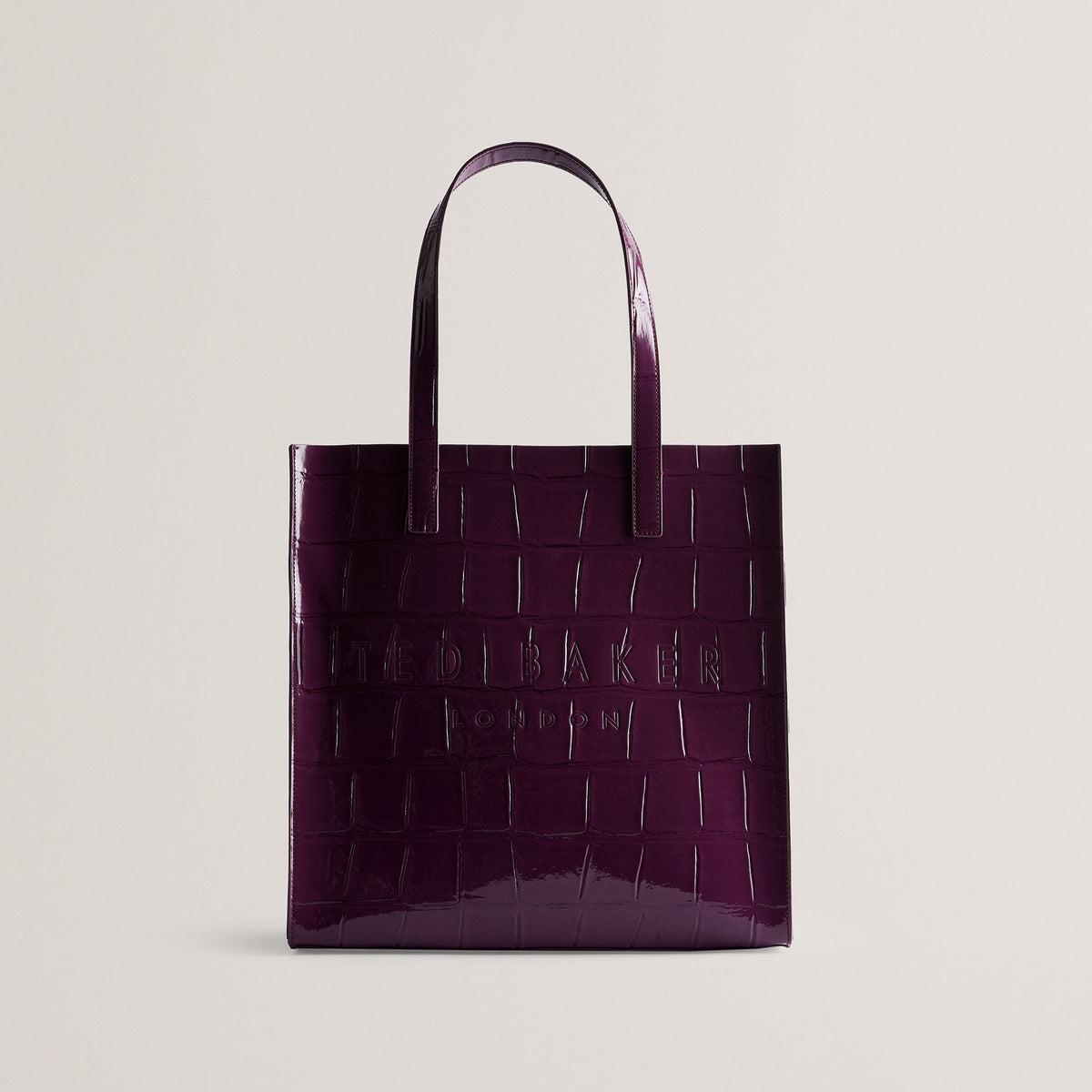 Women's Croccon-Croc Effect Large Icon Bag Maroon – Poseidon Brands (Pty) Ltd