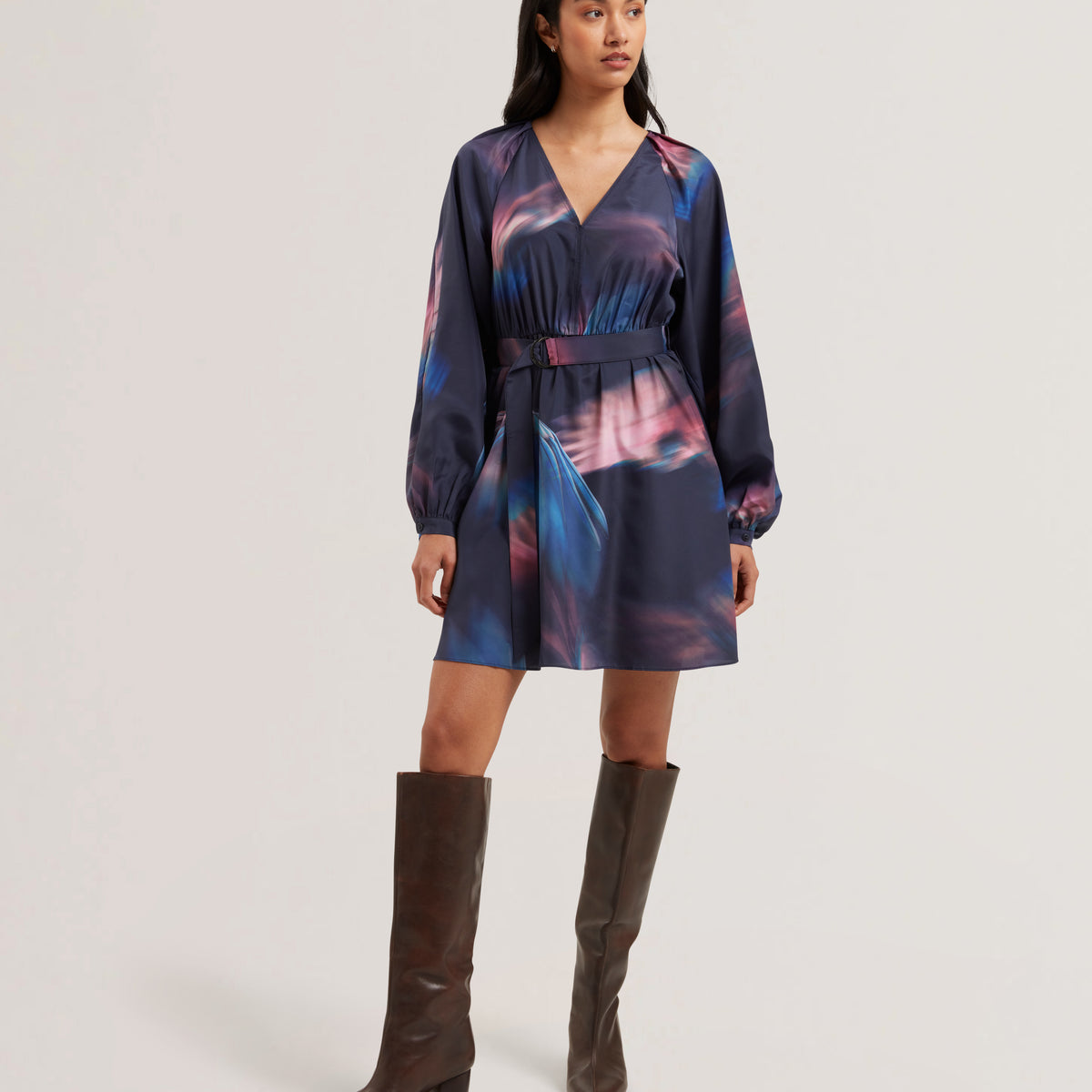 Women's ALTE-Printed Belted Mini Dress – Poseidon Brands (Pty) Ltd